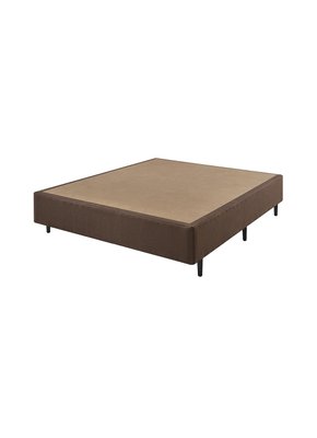 Base Para Cama Box Casal Ecoflex Marrom - 138x188x25cm