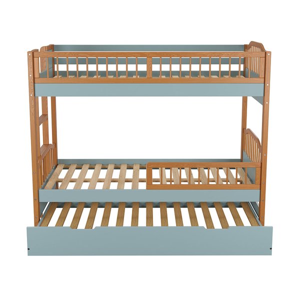 Treliche Infantil com cabeceira palito Edge - Verde Oliva