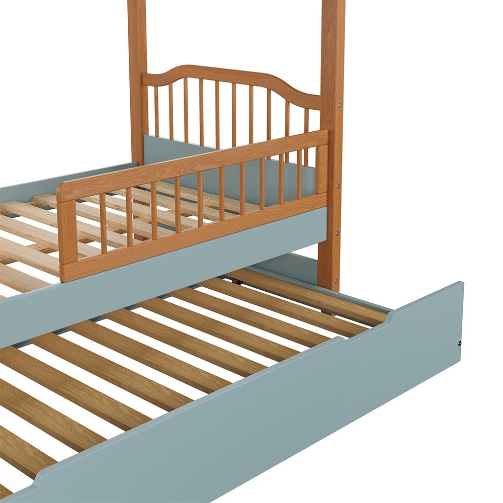 Treliche Infantil com cabeceira palito Edge - Verde Oliva